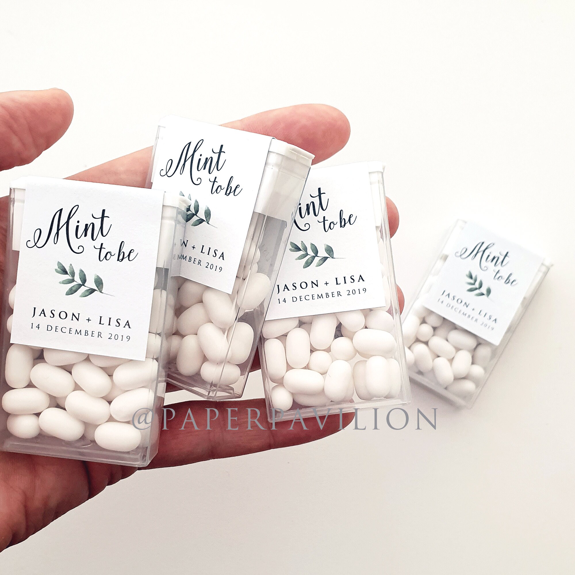 MINT TO BE Wedding Favor Wedding Favor Labels Mint Favor | Etsy