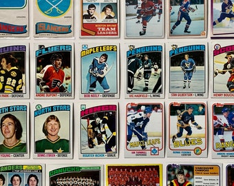 Topps 1970s to 1990s NHL Ice Hockey Trading Cards Lot of 56 Gretzky ...