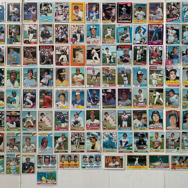 Baseball Card Lot - Etsy