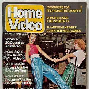 Home Video Magazine Vol 1 1 Fall 1979 Premiere Issue Vintage Roller ...