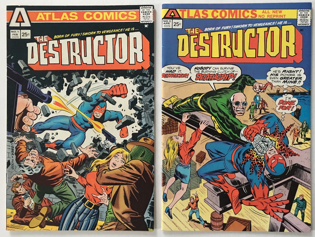 The Destructor #s 1 and 2 1st Appearance - Bronze Age 1975 Atlas ...