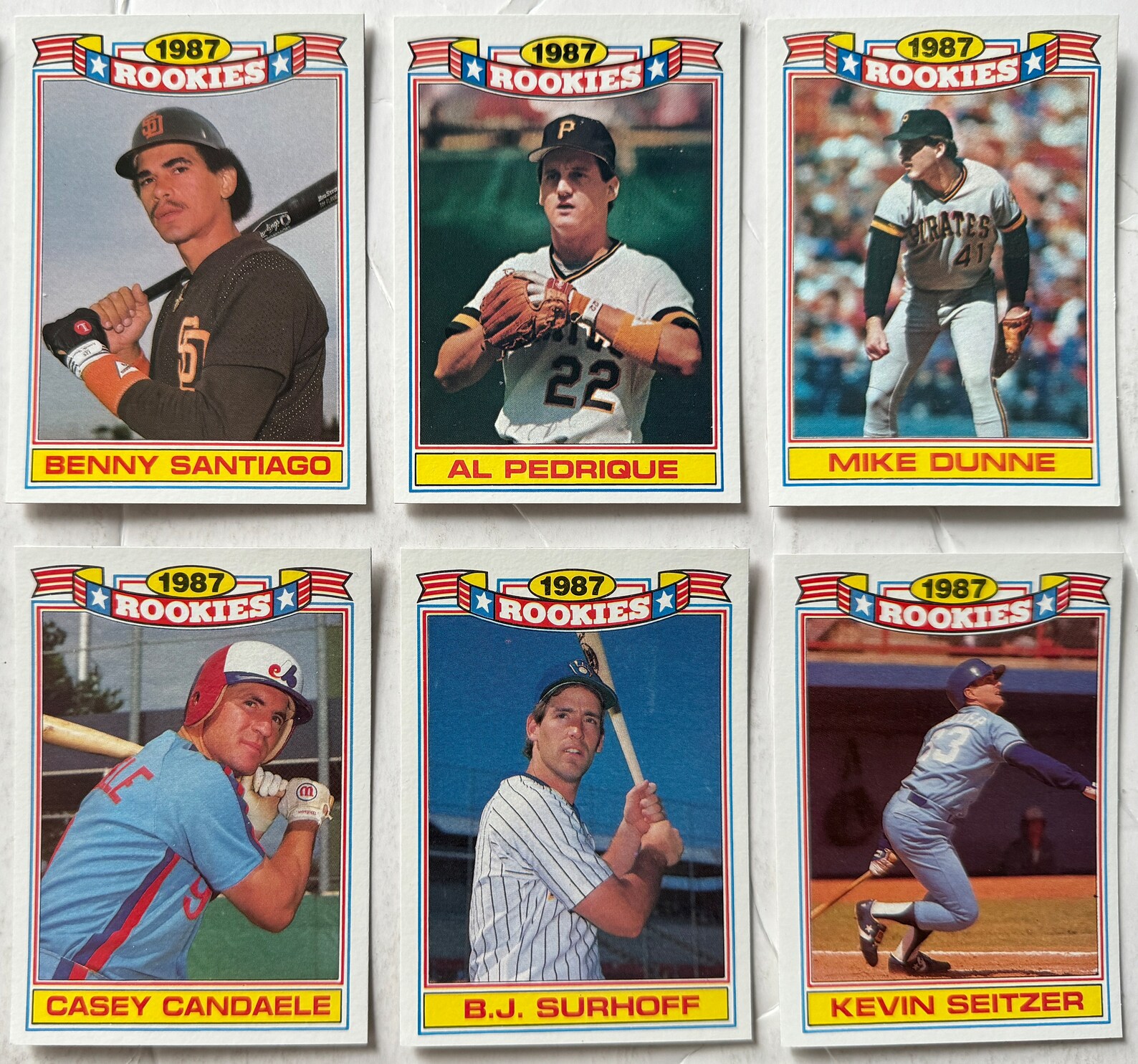 1987 Rookies Commemorative Set 1988 Topps Baseball Cards - 2 Packs (1 ...