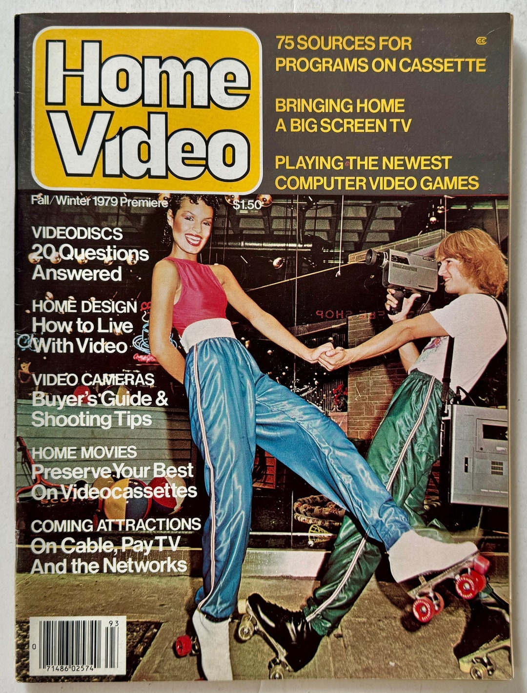 Home Video Magazine Vol 1 1 Fall 1979 Premiere Issue Vintage Roller ...