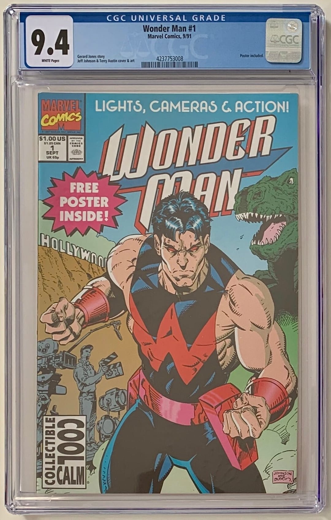 Wonder Man 1 CGC 9.4 With Poster - 1st Ongoing Solo Series - Marvel ...
