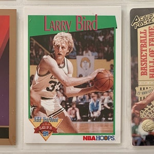 Michael Jordan, Magic Johnson, Larry Bird 9 Basketball Card One-sheet ...