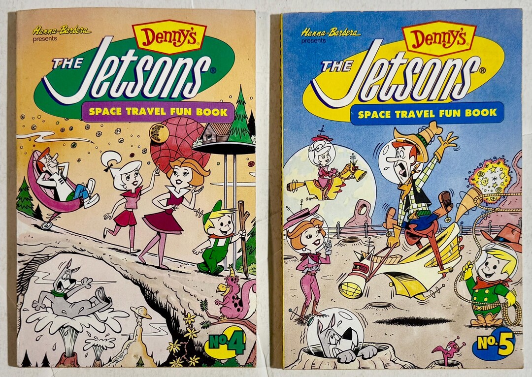 Denny's the Jetsons Space Travel Fun Book 4 and 5 Lot of 2 - Hanna ...