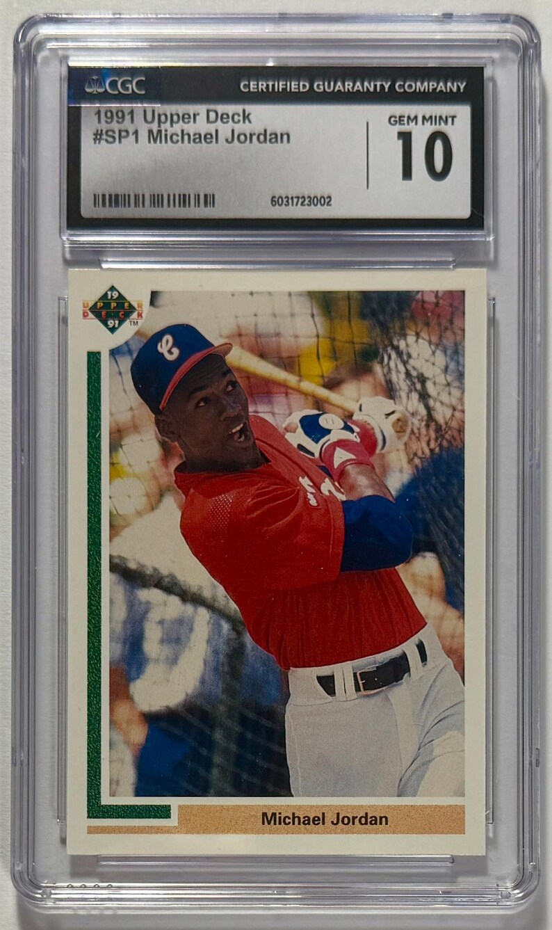 1991 Upper Deck Michael Jordan SP1 CGC Graded 10 GEM MINT Chicago White ...