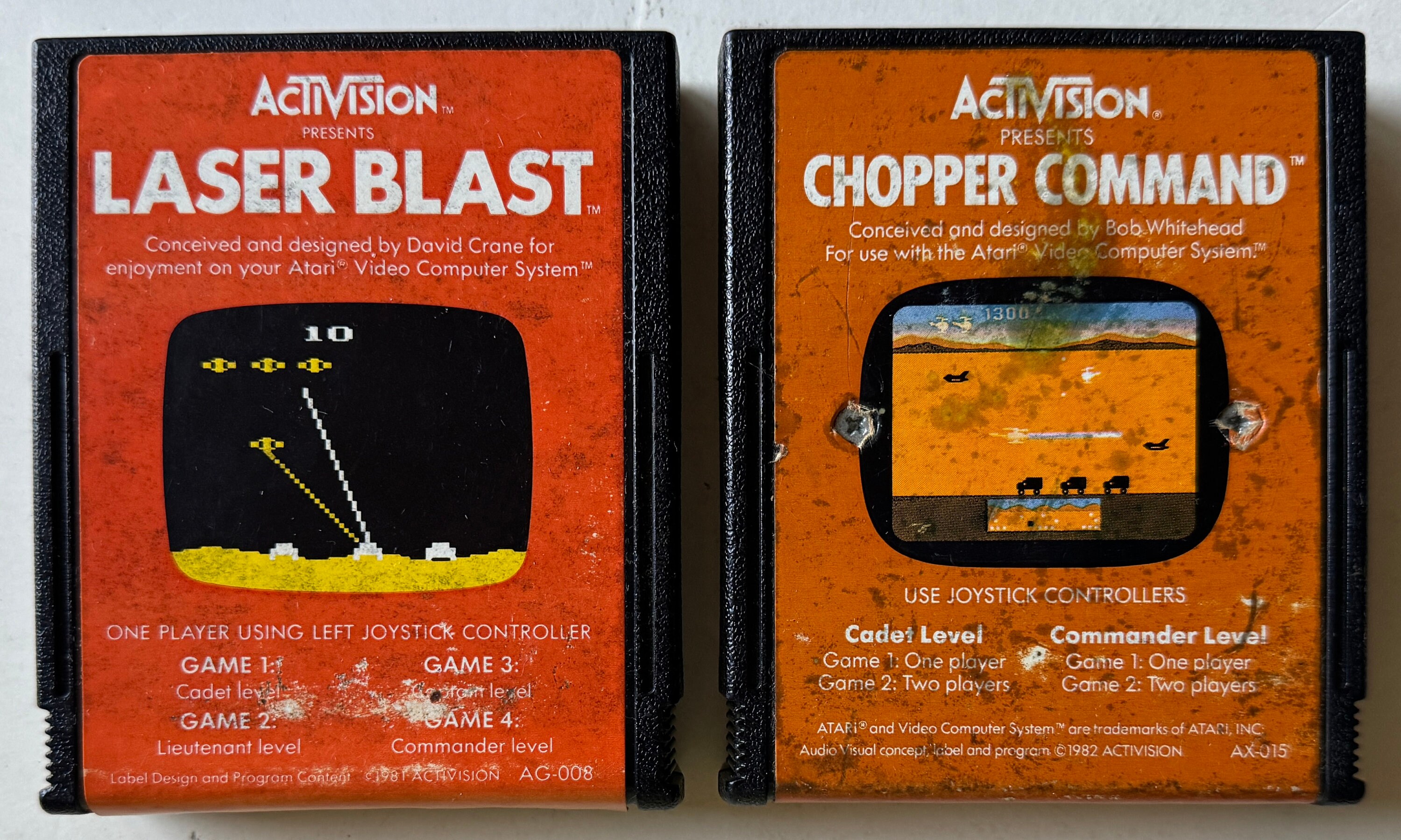Atari 2600 Activision Video Game Cartridge Lot of 5 Kaboom, Chopper Command, Laser Blast - Etsy