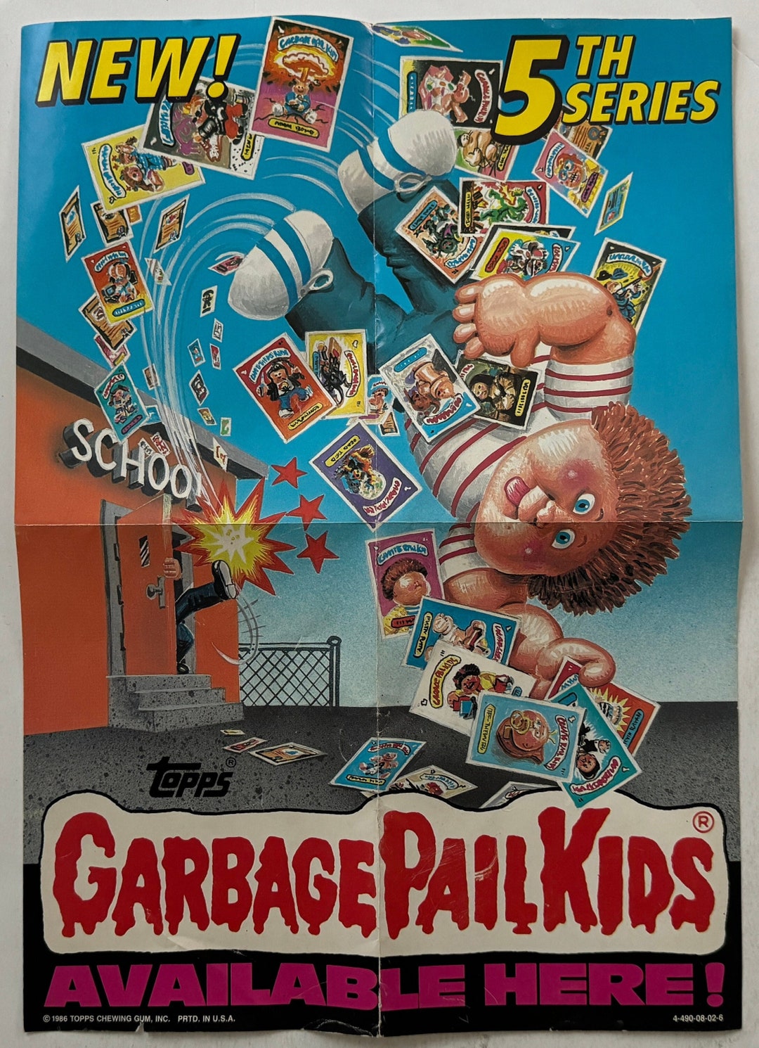 Garbage Pail Kids 5th Series 14x10 Mini Poster 1986 Topps GPK Vintage ...