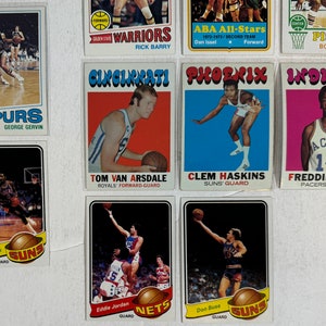 Topps 1971 to 1979 Vintage ABA NBA Basketball Trading Cards - Etsy