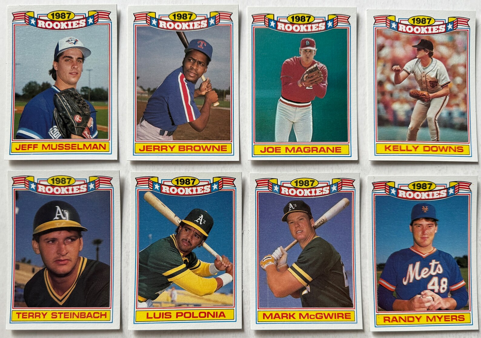 1987 Rookies Commemorative Set 1988 Topps Baseball Cards - 2 Packs (1 ...