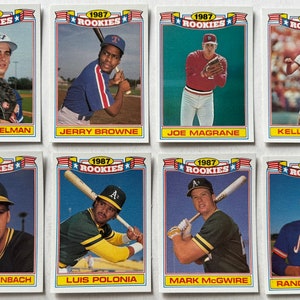 1987 Rookies Commemorative Set 1988 Topps Baseball Cards - 2 Packs (1 ...