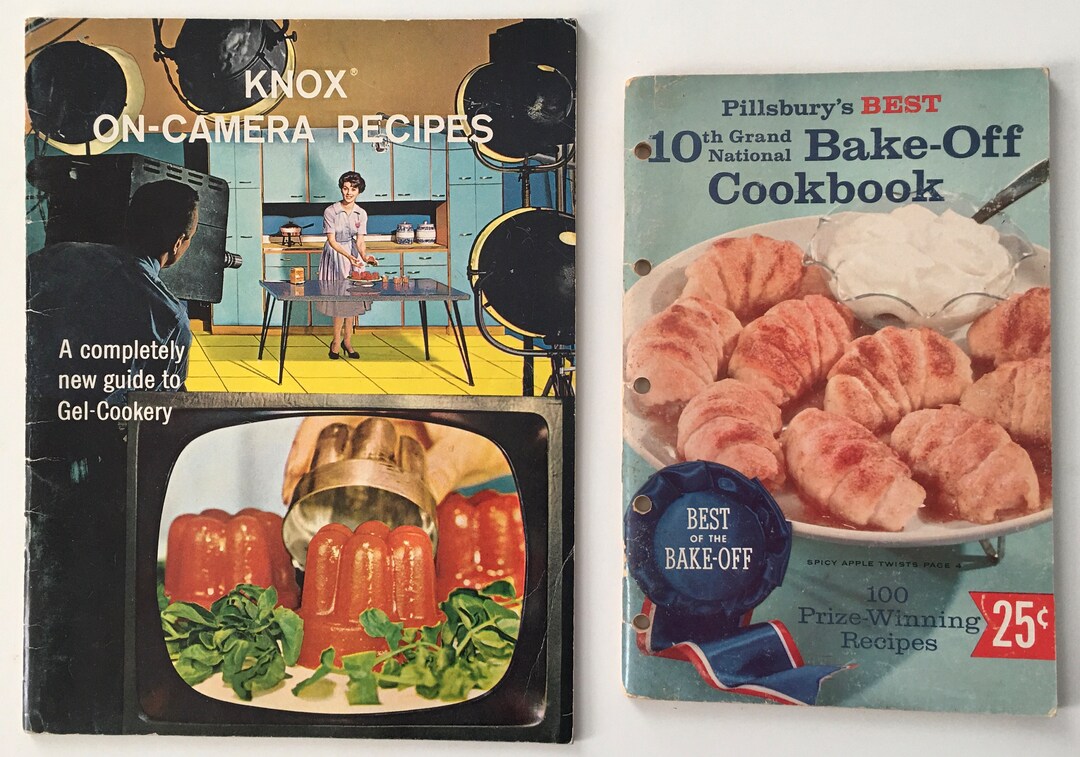 1958 Pillsbury's Best 10th Grand National Bake-off Cookbook / 1963 Knox ...