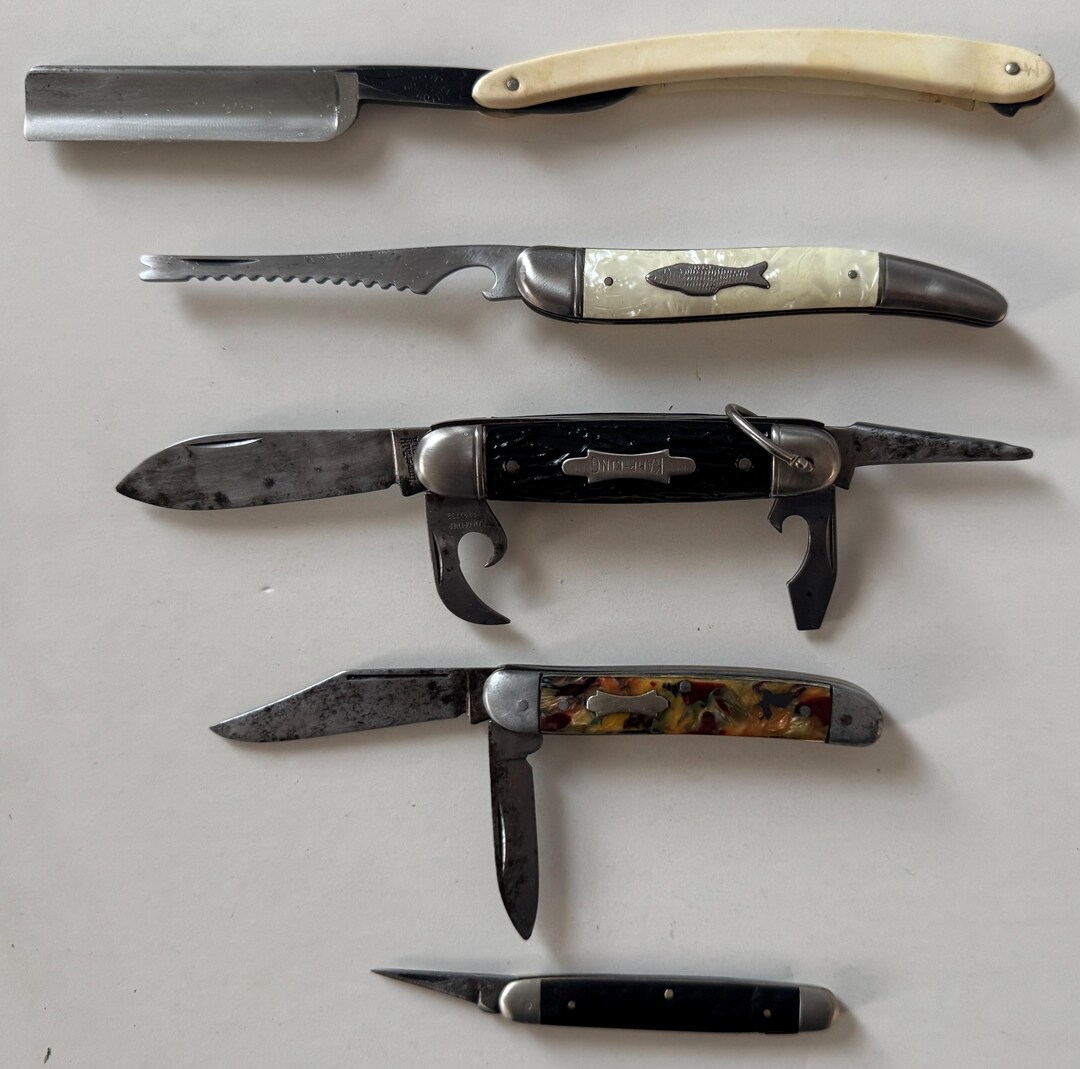 Kamp King, Johnston USA, Burrell Cutlery, Imperial Pocket Knife ...