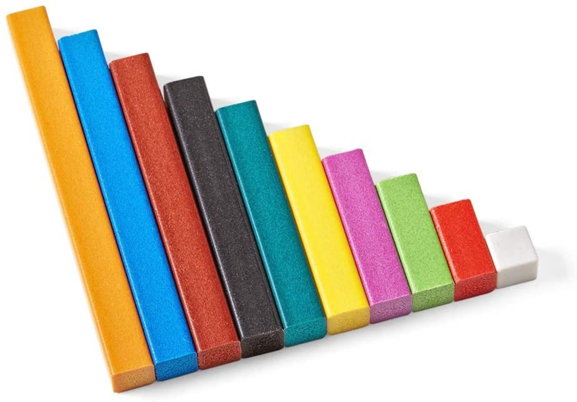 Plastic Rods Individual Kit Math Learn Numbers Fractions | Etsy