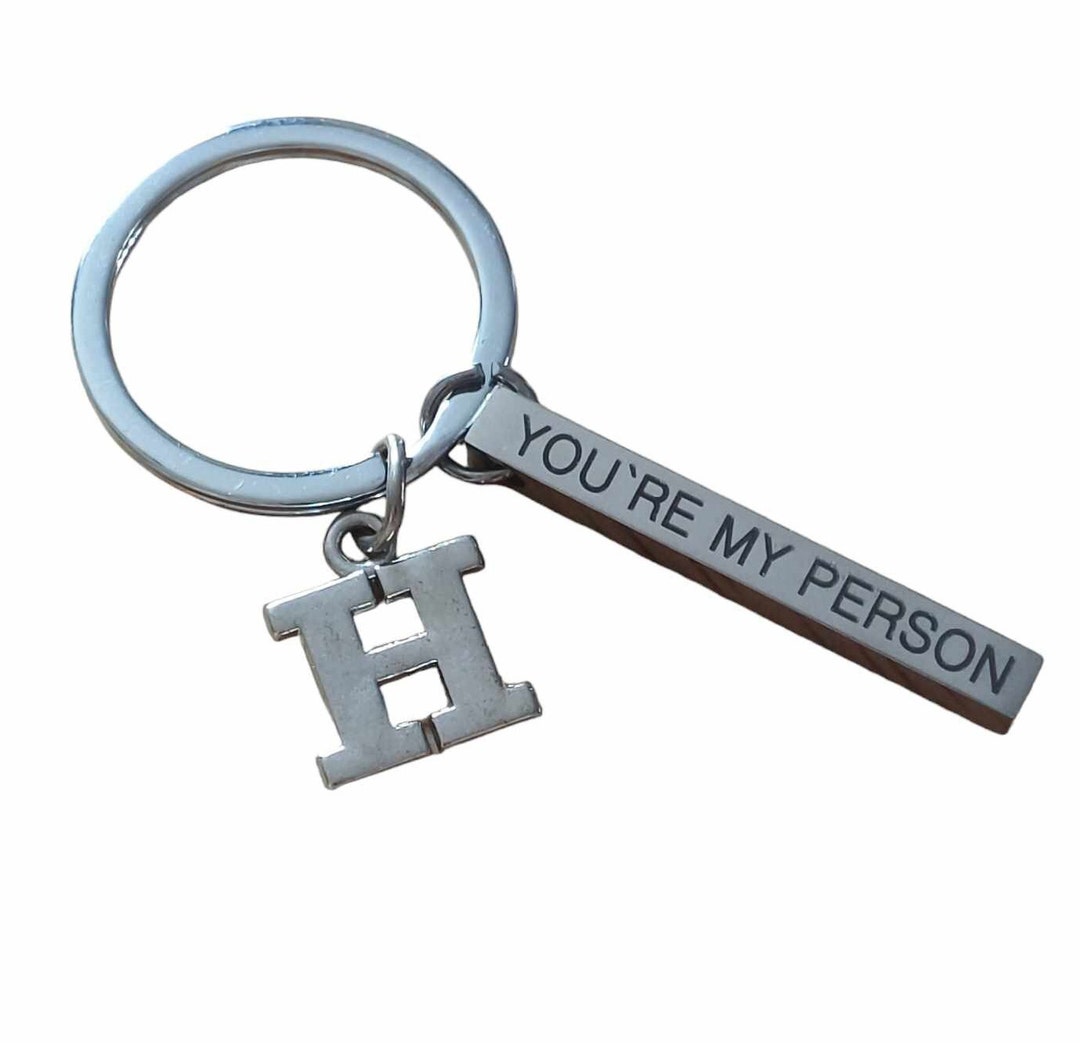 You Are My Person Keychains, Best Friend Keychain, Personalized ...