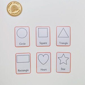 Tracing Shapes Flashcards | Pre-writing Skills | Learning Resources ...