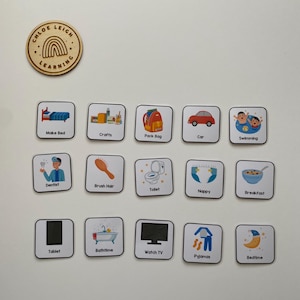Personalised Now and Next Routine Chart | Sequencing Board | Visual Aid ...