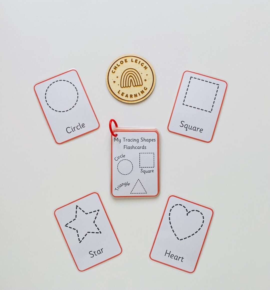 Tracing Shapes Flashcards | Pre-writing Skills | Learning Resources ...