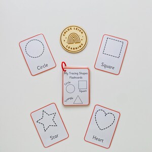 Tracing Shapes Flashcards | Pre-writing Skills | Learning Resources ...