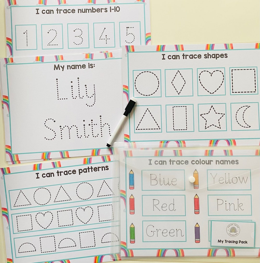 Writing Pack for Children | Tracing Pack | Starting School Learning ...