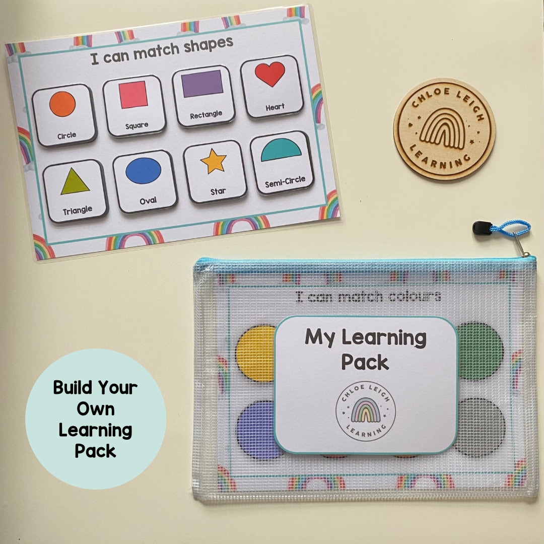 Build Your Own Learning Pack | Learning for Toddlers | Matching ...