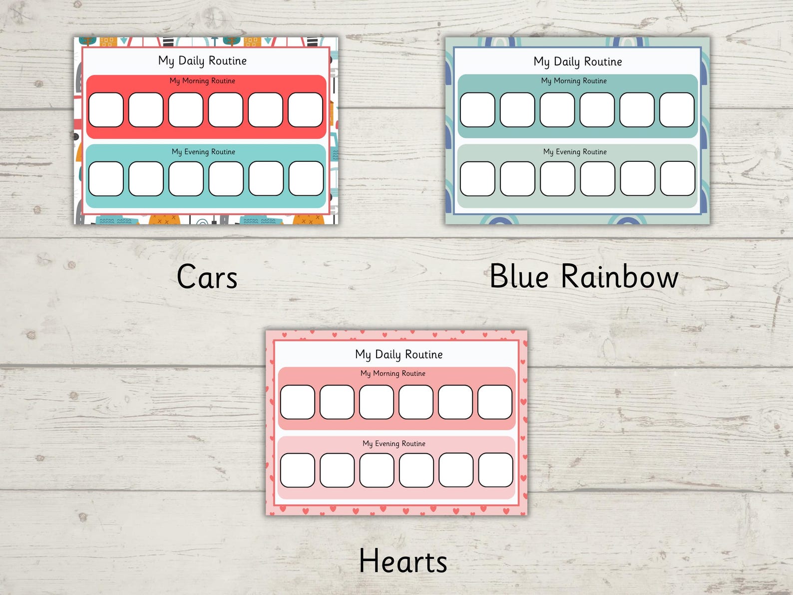 Personalised Daily Routine Chart | Daily Timetable | Visual Aid | Daily ...