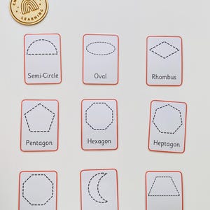 Tracing Shapes Flashcards | Pre-writing Skills | Learning Resources ...