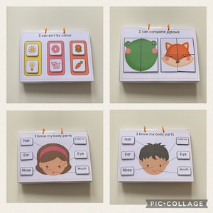 Toddler Busy Book | Activity Binder | Learning Book | Matching ...