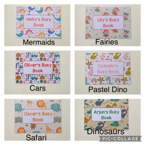 Toddler Busy Book | Activity Binder | Learning Book | Matching ...
