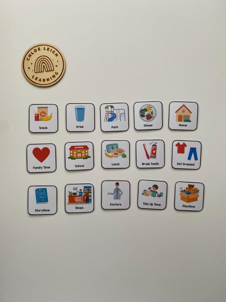 Personalised Now and Next Routine Chart Sequencing Board Visual Aid ...