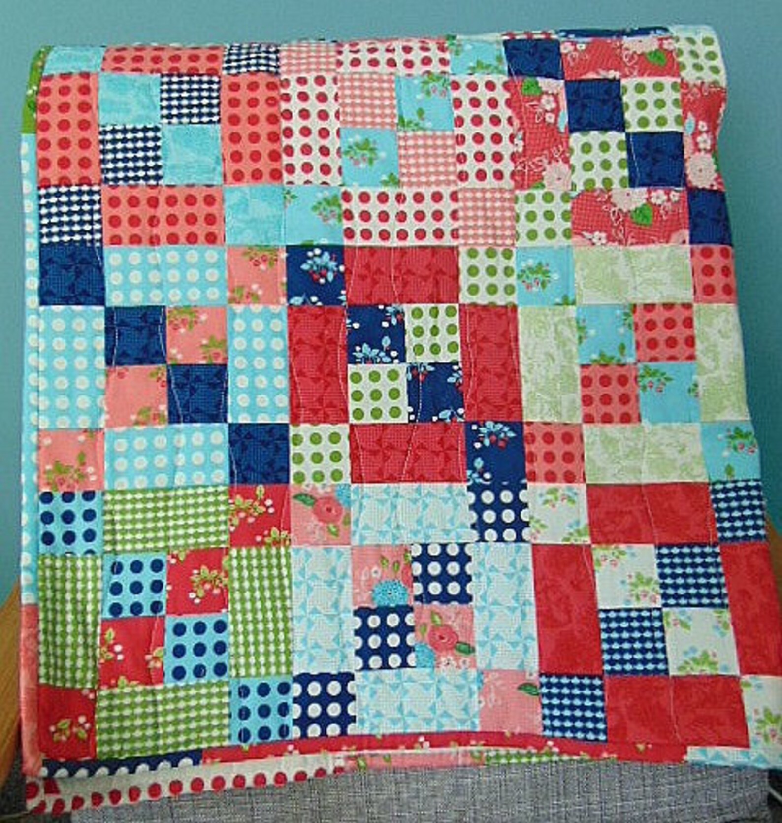 Frayed Fours Patchwork Quilt Pattern Jelly Roll Strip Roll Friendly ...