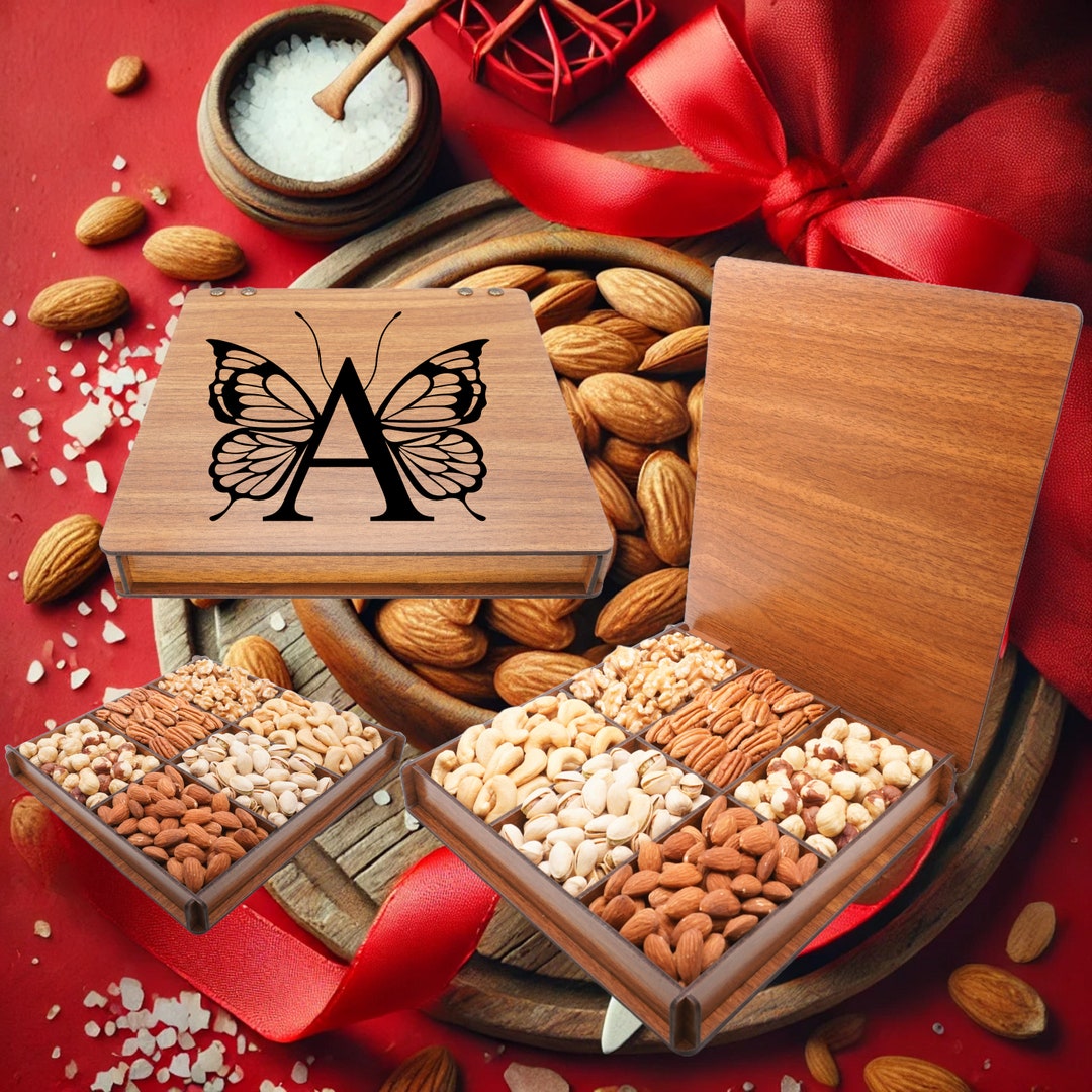 Personalized Gourmet Mixed Nuts Gift Basket: Birthday, Holiday Food ...