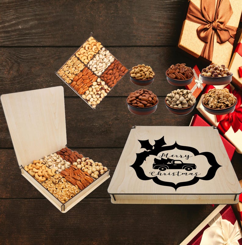 Christmas Good Gifts, Holiday Basket, Client Gifts Box, Family, Mixed ...