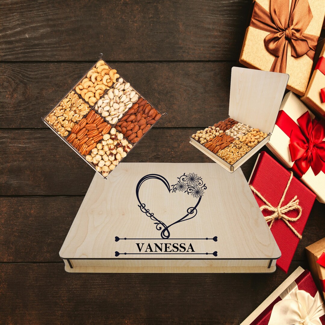 Gourmet Nut Gift Box for Mom, Dad, Mixed Nuts Gift Basket, Perfect Food ...