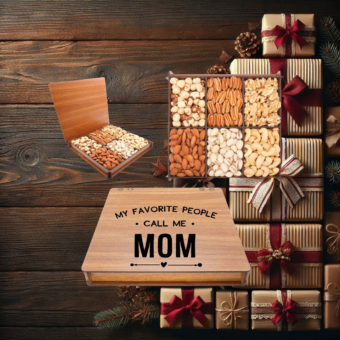 Gift Basket for Mom, Nuts Gift Basket for Mom, Delicious Variety of ...