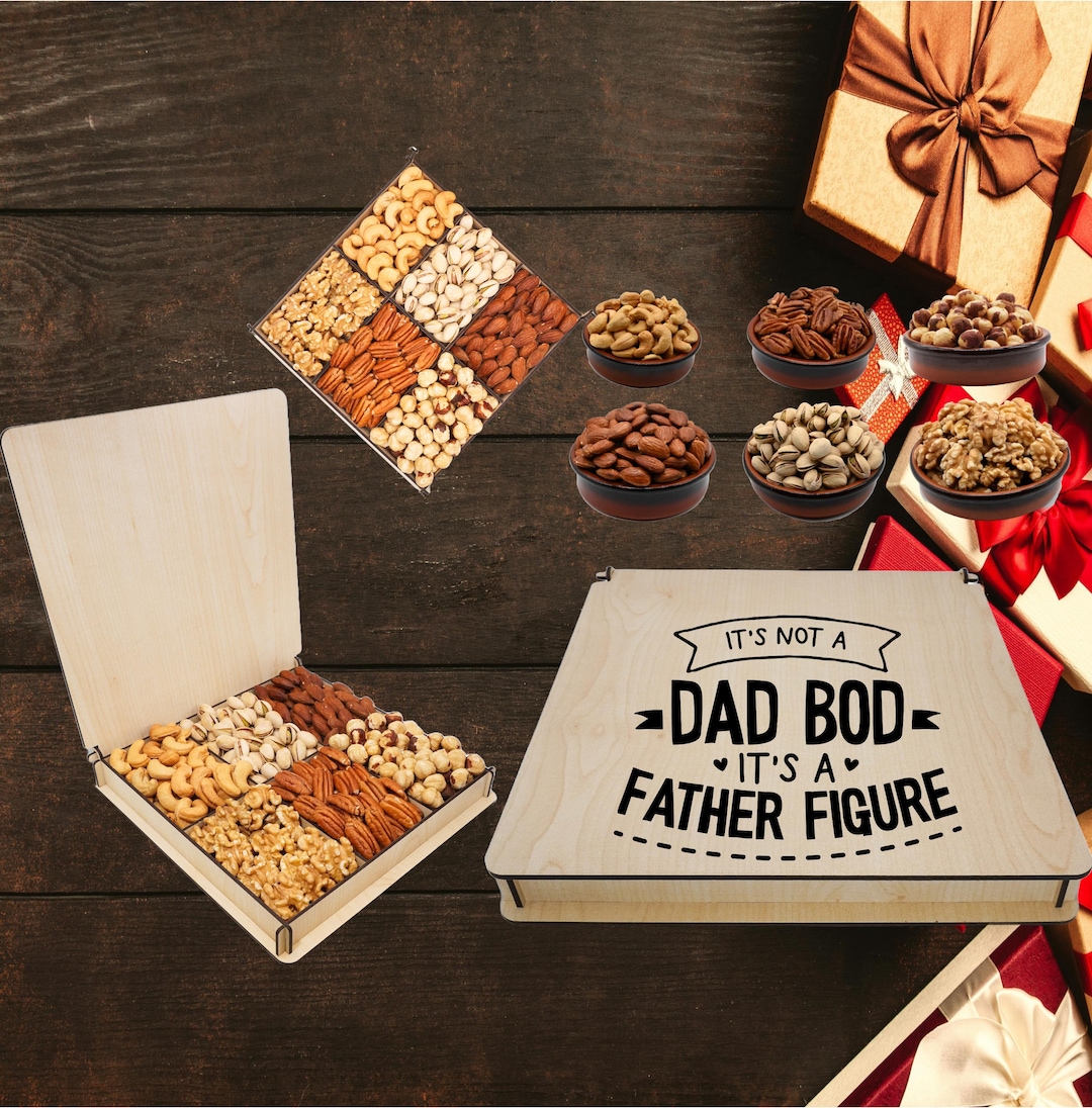 Gifts Dad From Kids, Father's Boxes, Nut Nixed Basket, Birthday Present ...