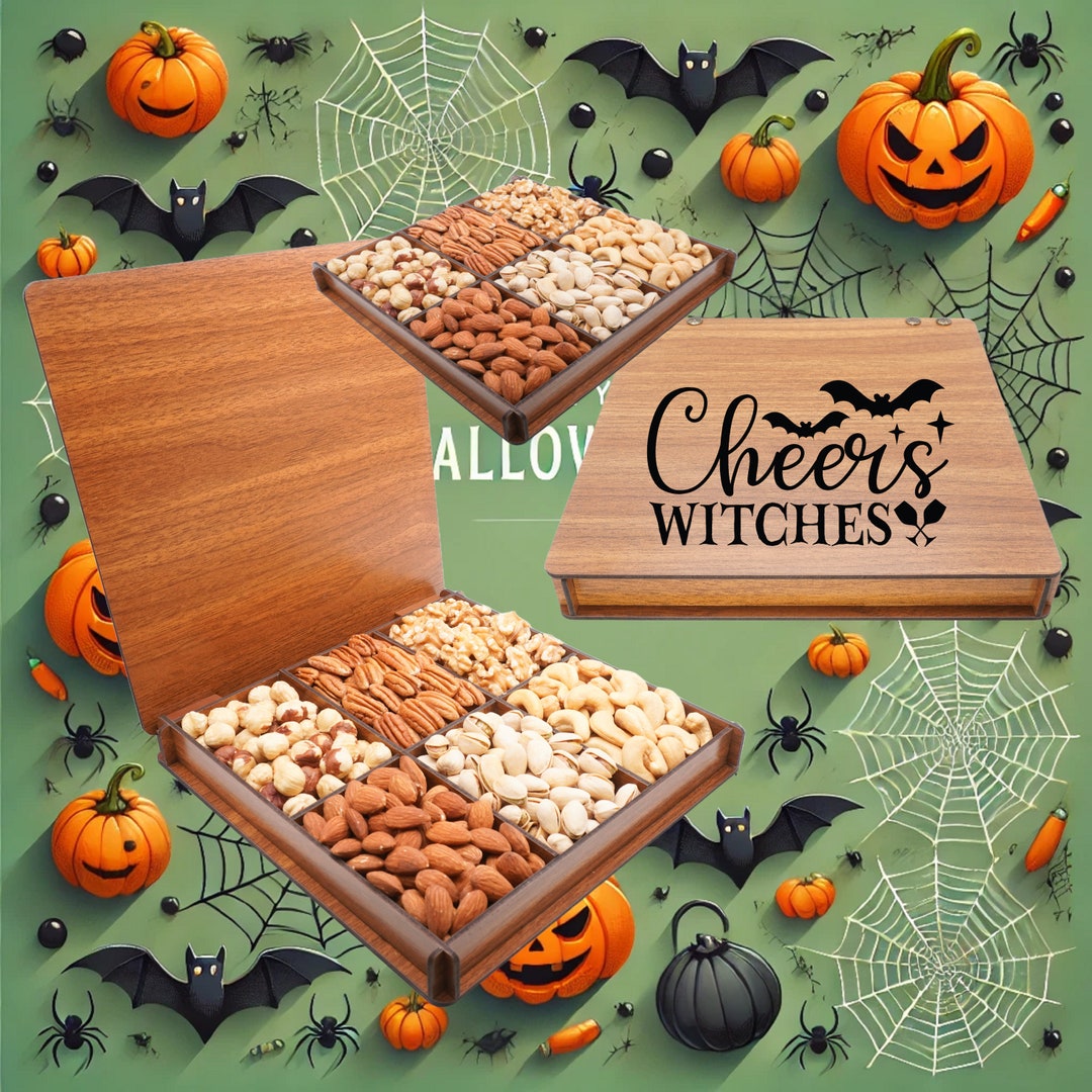 Housewarming Gift, Mixed Nuts Boxes, Autumn Gift, Halloween Mixed Nuts ...