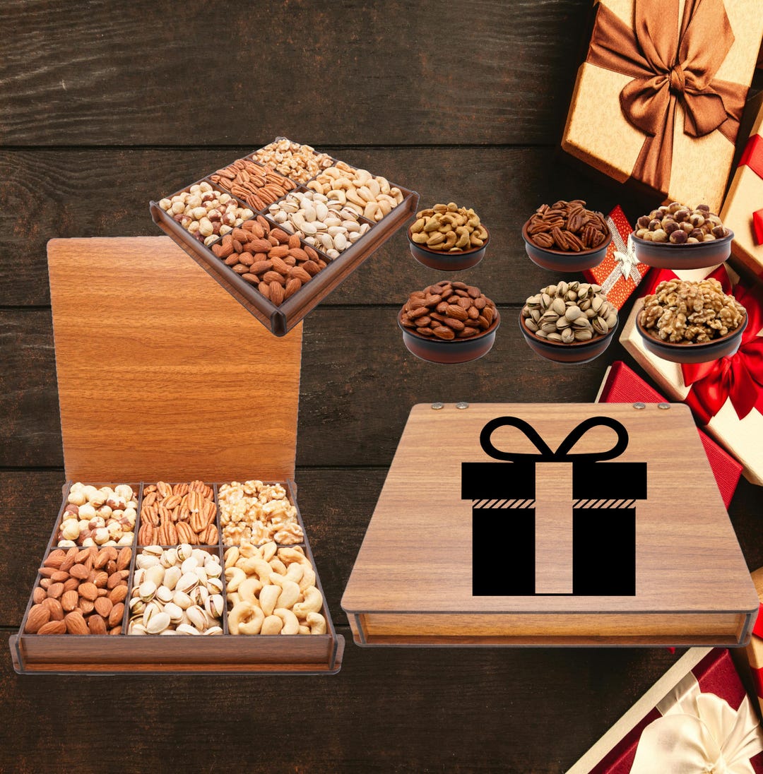 Gift Baskets for Family, Thank You Gifts for Family, Gift Wood Baskets ...