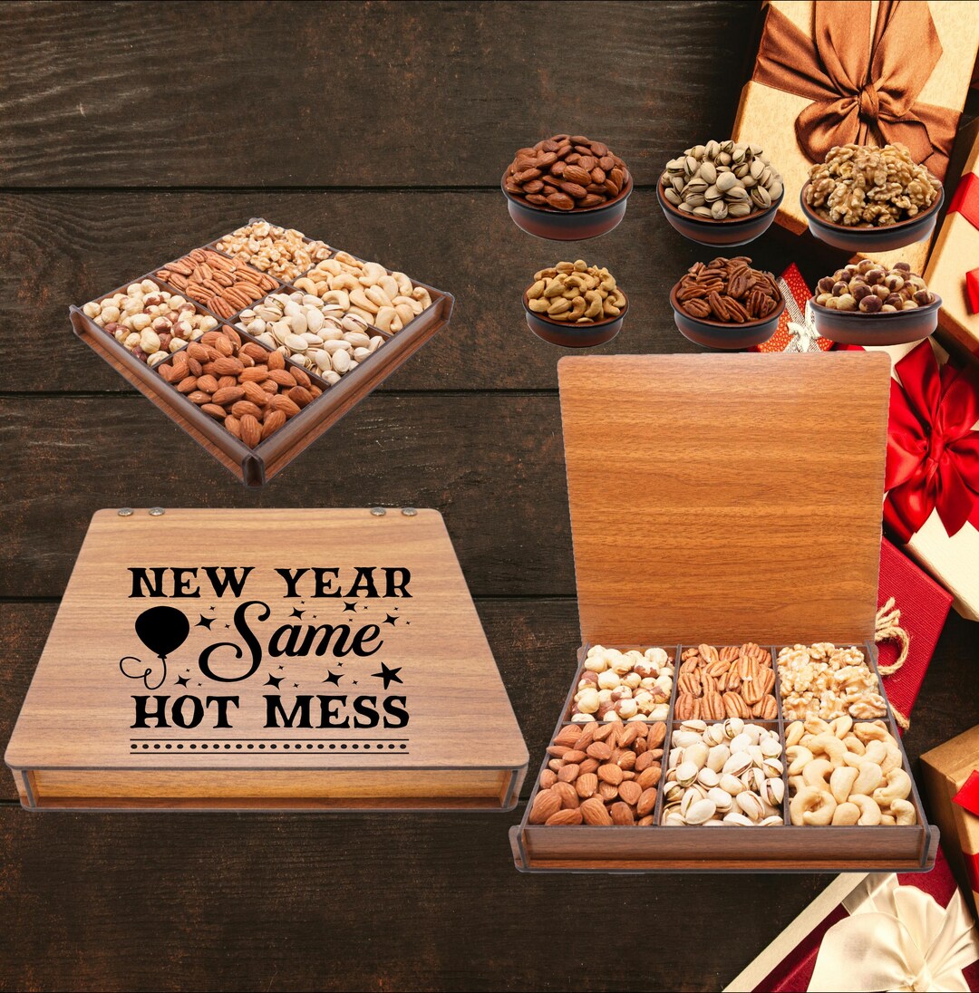 Food Basket Sets, Mixed Nuts, Mixed Nuts, Boxes, Gift for Happy New ...