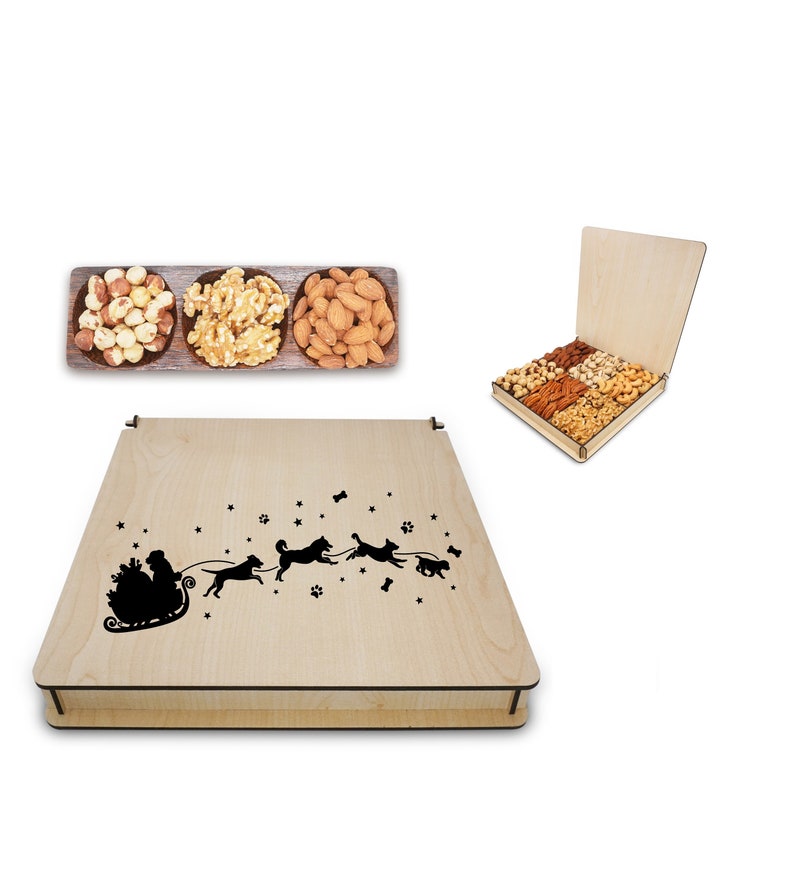 Christmas Snack Box, Holiday Gift Boxes, Mixed Nuts for Christmas, Food ...