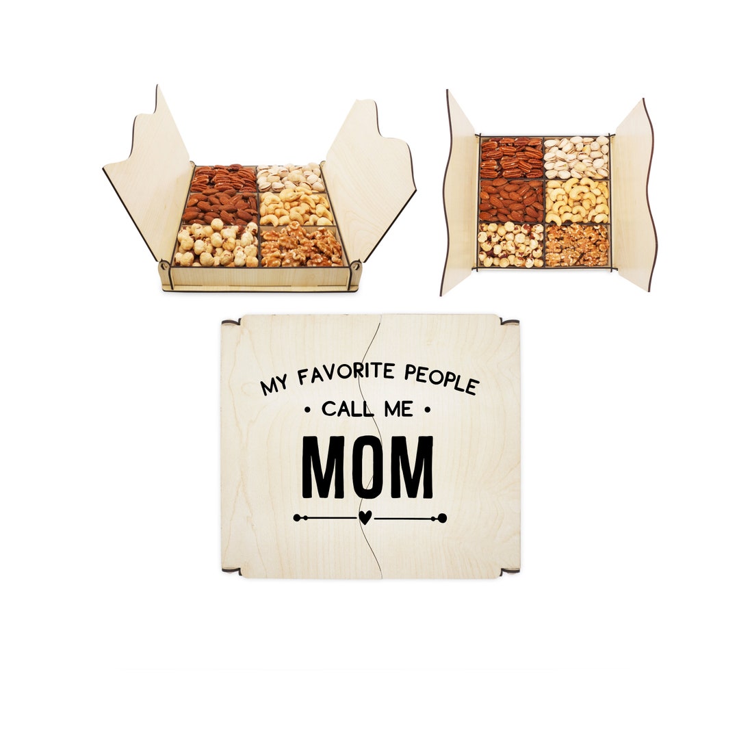 Basket for Grandpa, Grandma Gift From Granddaughter, Snack Box ...