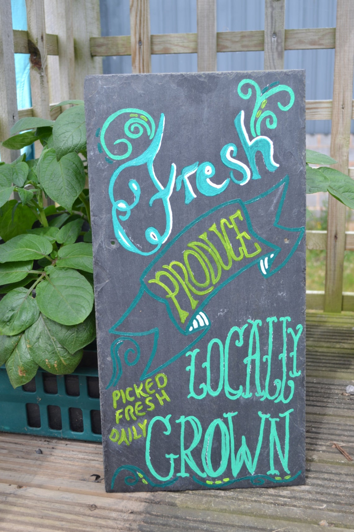 Hand Painted Slate Signs - Etsy