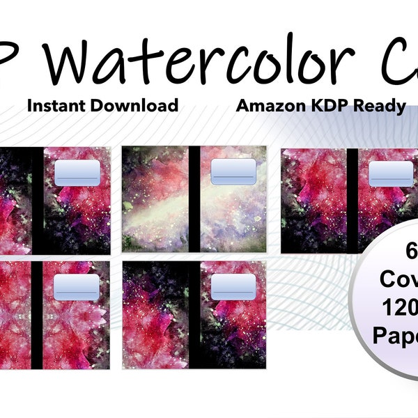 Watercolor Book Cover Design - Etsy