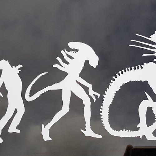 2x Alien Xenomorph Vinyl Decal Sticker Different Colors & Size - Etsy