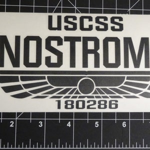 Alien / Aliens Movie USCSS Nostromo Emblem Vinyl Decal, Car Accessory ...