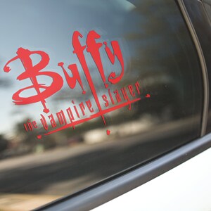 Buffy the Vampire Slayer Logo Vinyl Decal, Car Accessory, Laptop ...