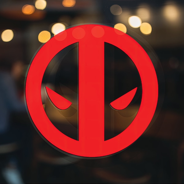 Deadpool Car Vinyl Sticker - Etsy
