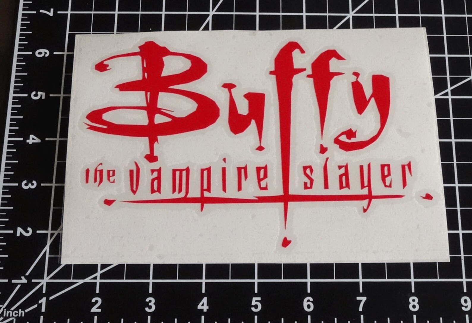 Buffy the Vampire Slayer Logo Vinyl Decal Multiple Colors | Etsy