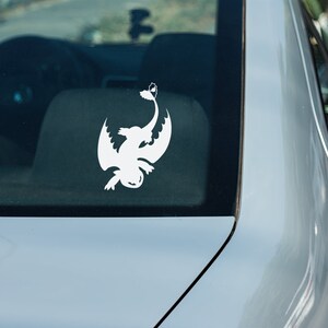 Toothless the Dragon Vinyl Decal, Car Accessory, Laptop Sticker or ...